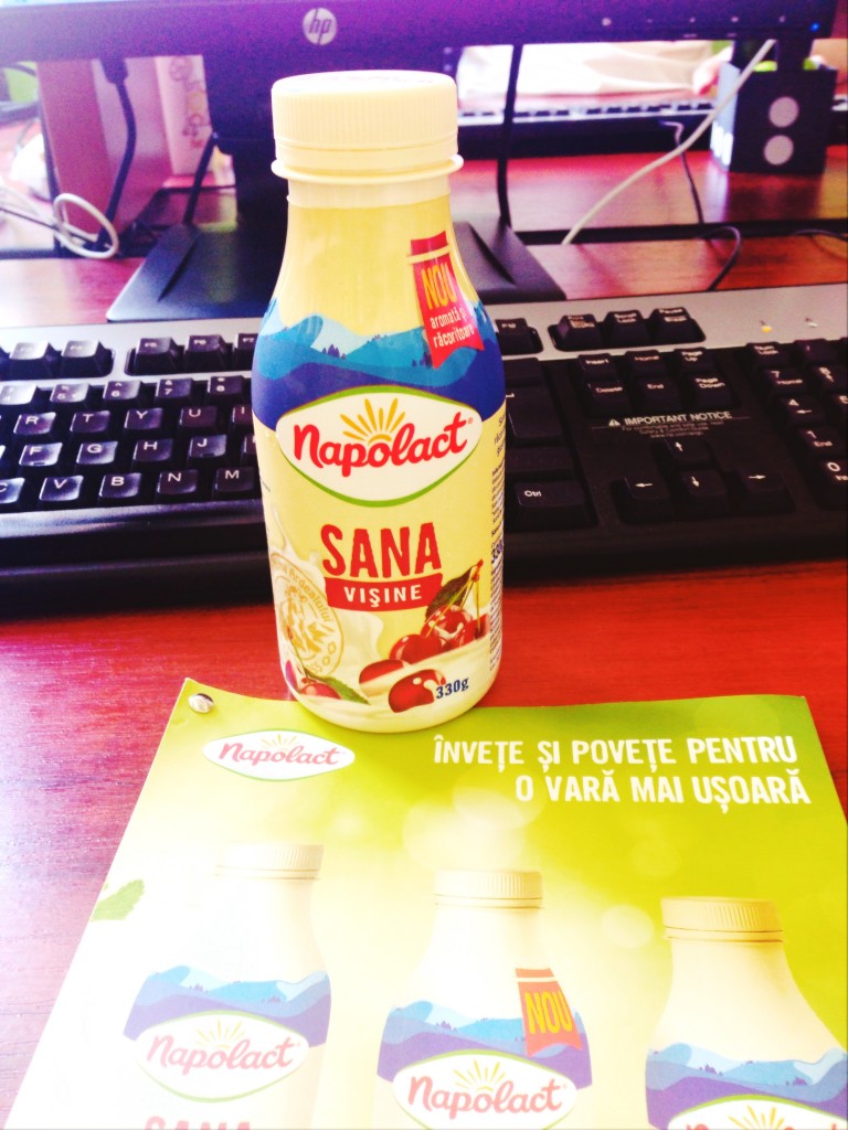 Noul SANA cu visine de la Napolact | articol de Val Vesa